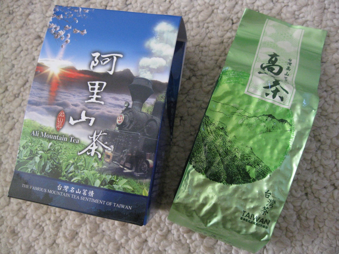Oolong Tea - Taiwan Alishan Mountain Oolong Tea 125 G (4 Oz) Vacuum ...