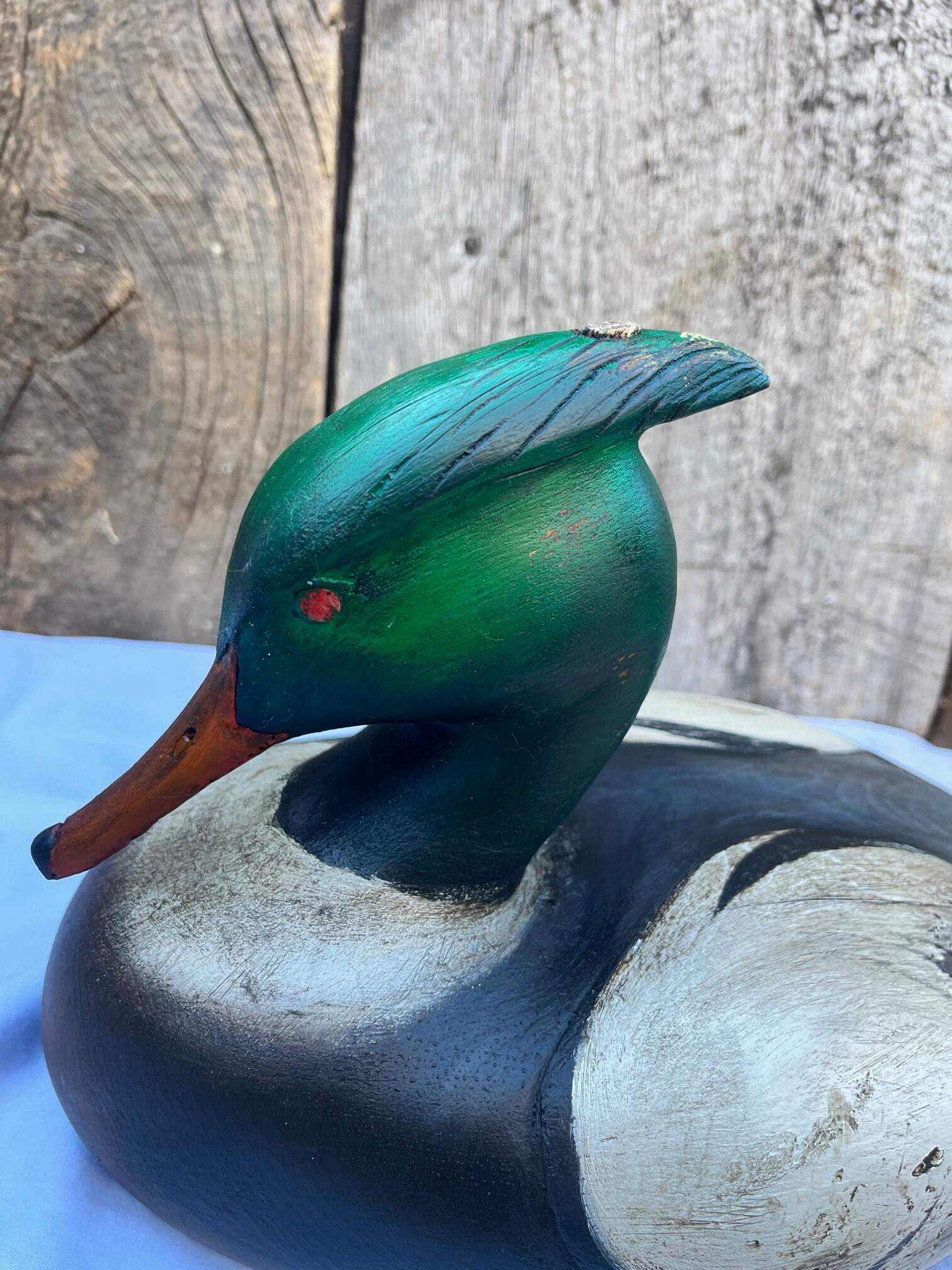 Vintage Red Breasted Merganser Pair - Etsy