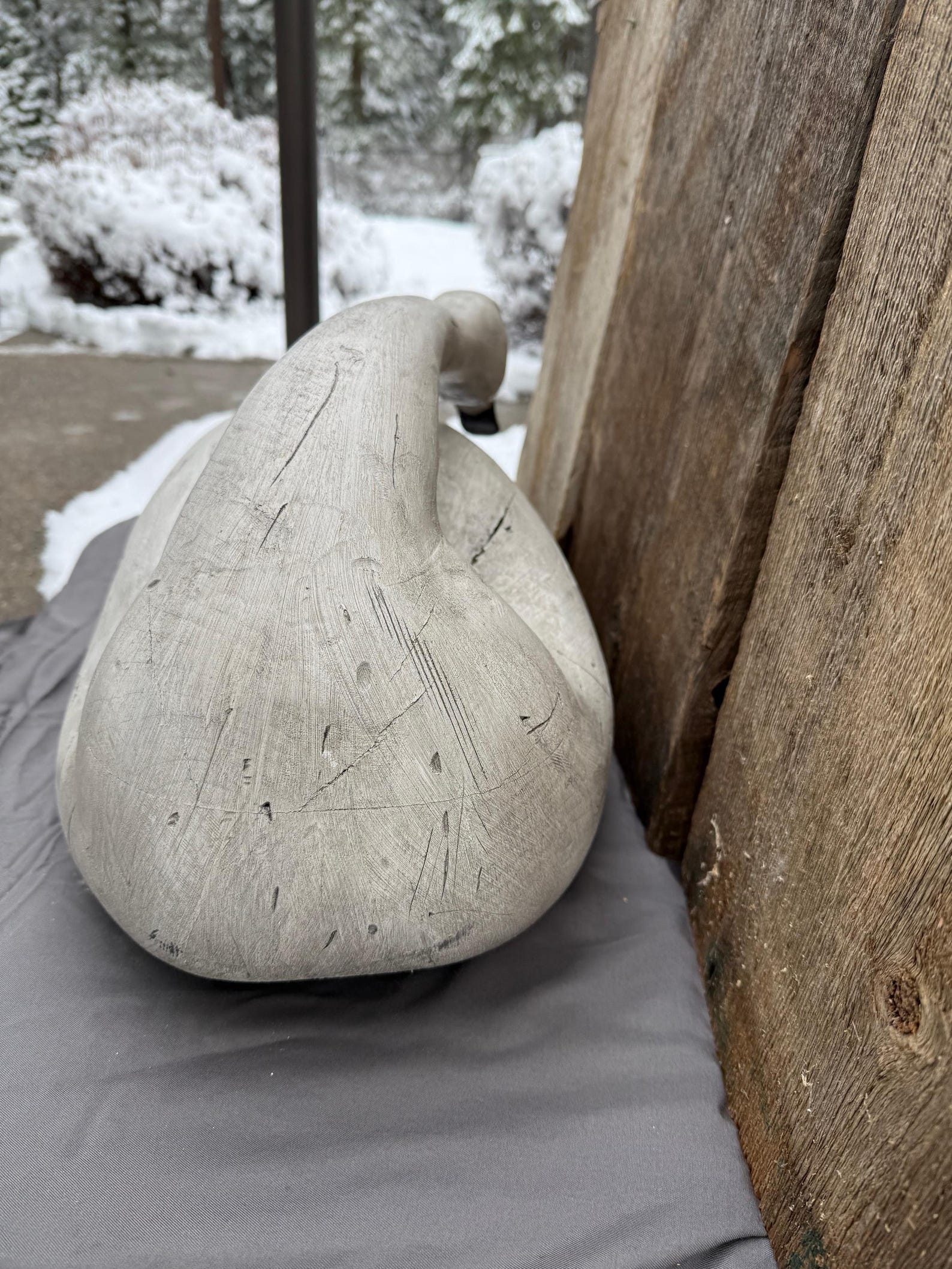 Hand Carved Swan - Etsy