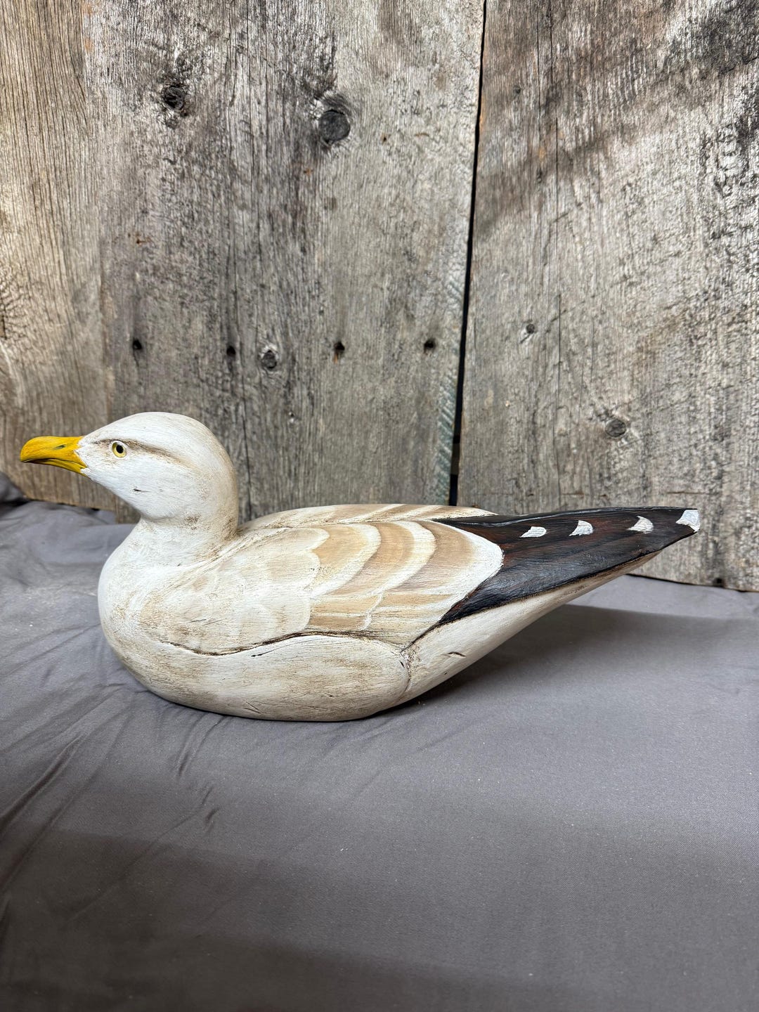 Hand Carved Gull - Etsy