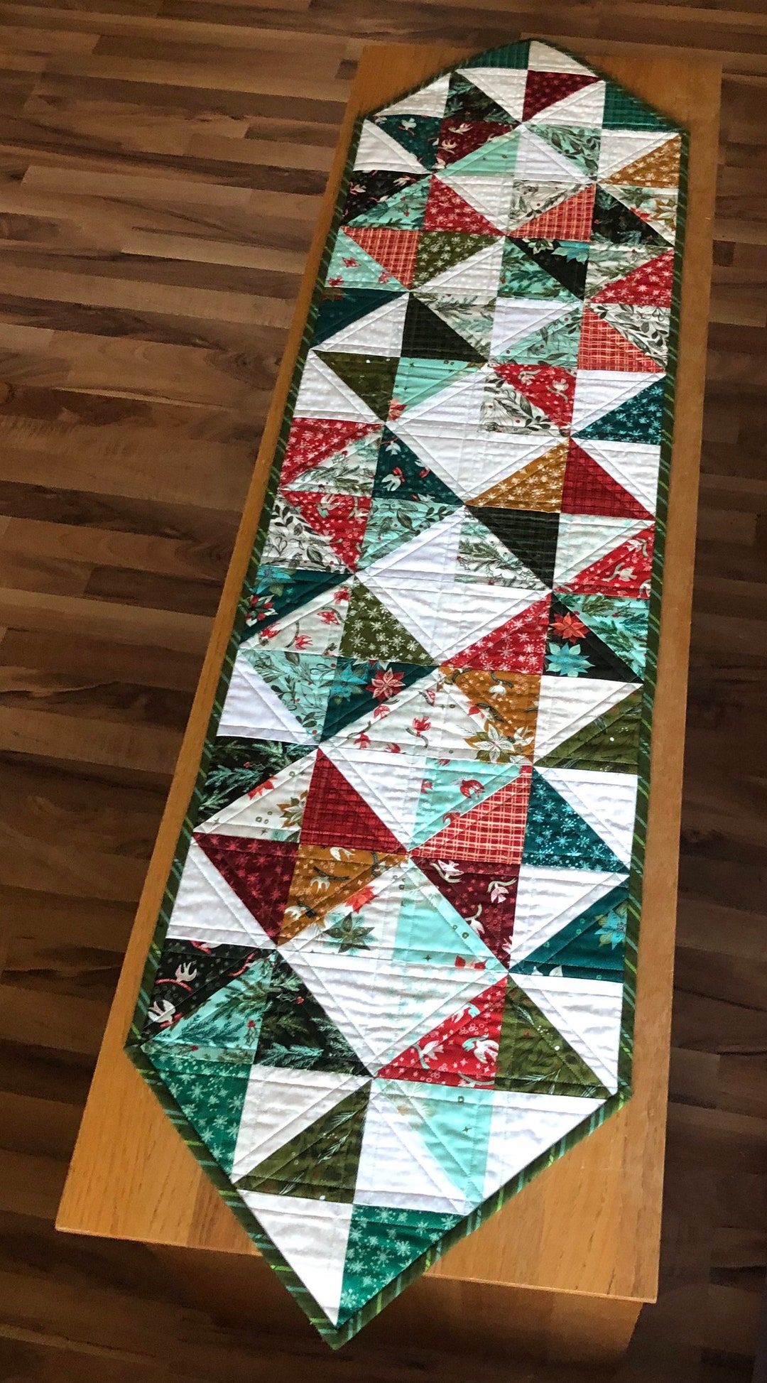 Quilted Cheer and Merriment Table Runner - Etsy