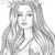 Katherine| Adult Coloring Page| Portrait Coloring | Grayscale Coloring ...
