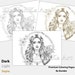Five Pack of Premium Bundle Art Adult Coloring Pages - Etsy
