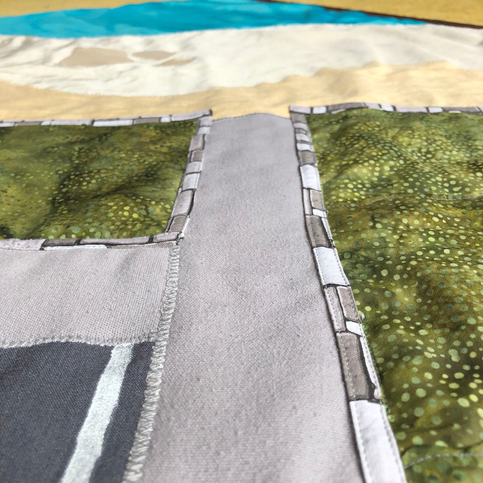 Beach Theme Child Play Mat or Baby Tummy Time Mat Made From Eco ...