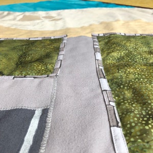 Beach Theme Child Play Mat or Baby Tummy Time Mat - Made From Eco ...