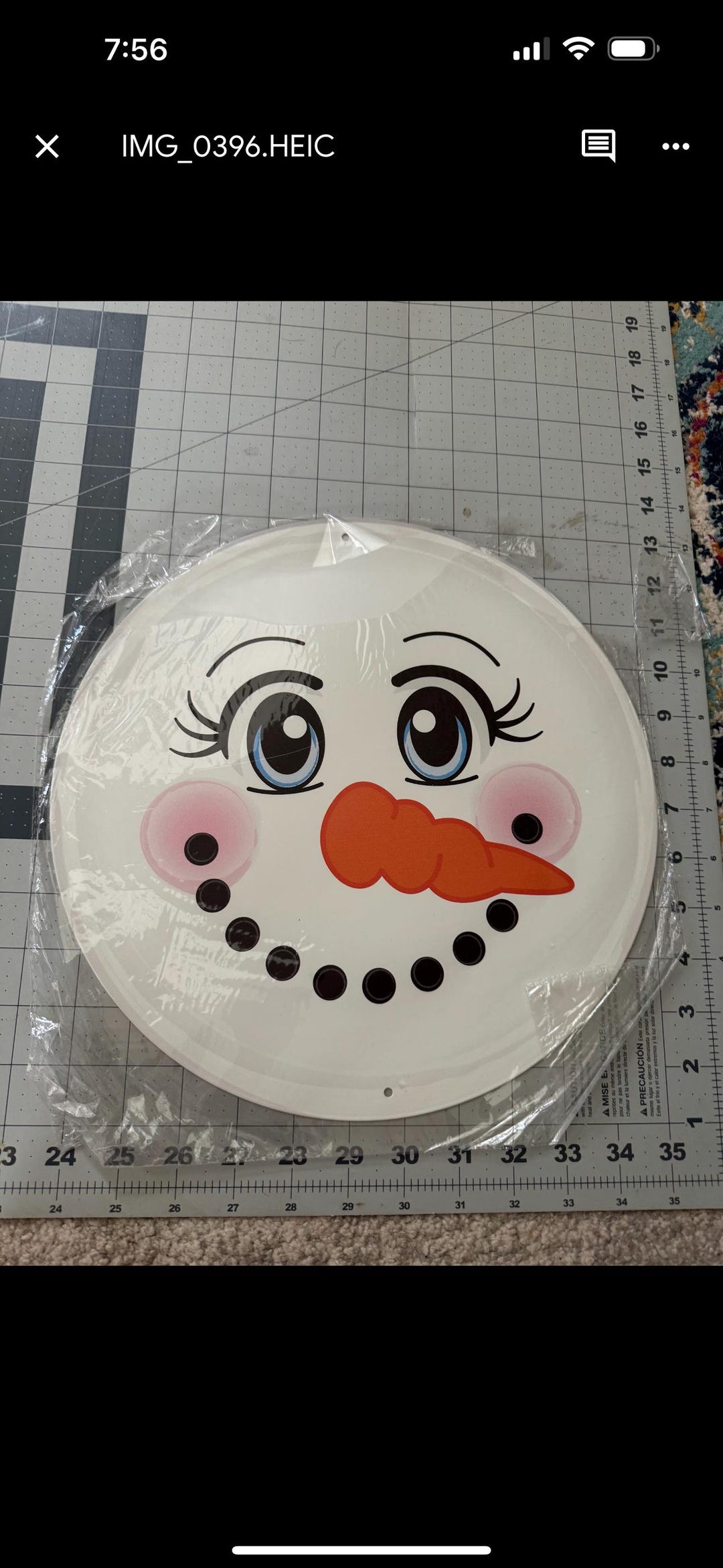 Snowman Wreath Sign; Snowman Face Wreath Sign; Circle Metal Sign ...