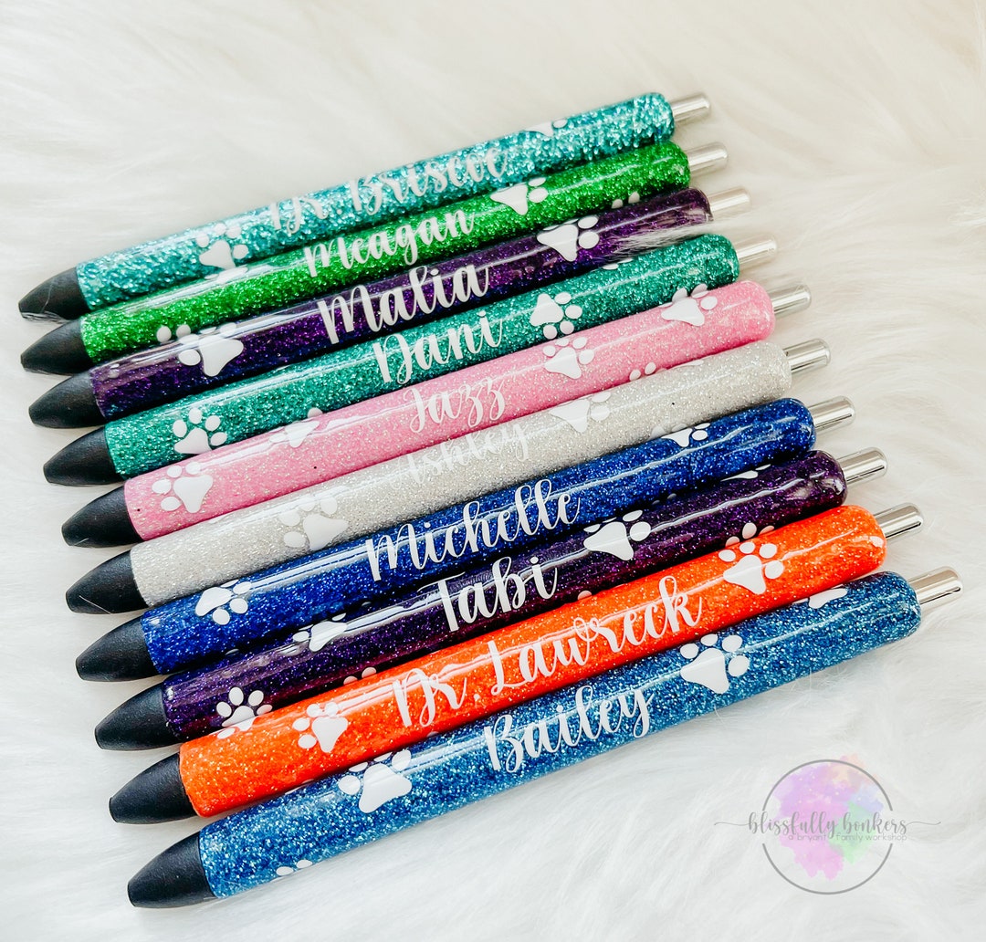 Custom Glitter Pens |refillable Papermate Inkjoy Pen|personalized Pen ...