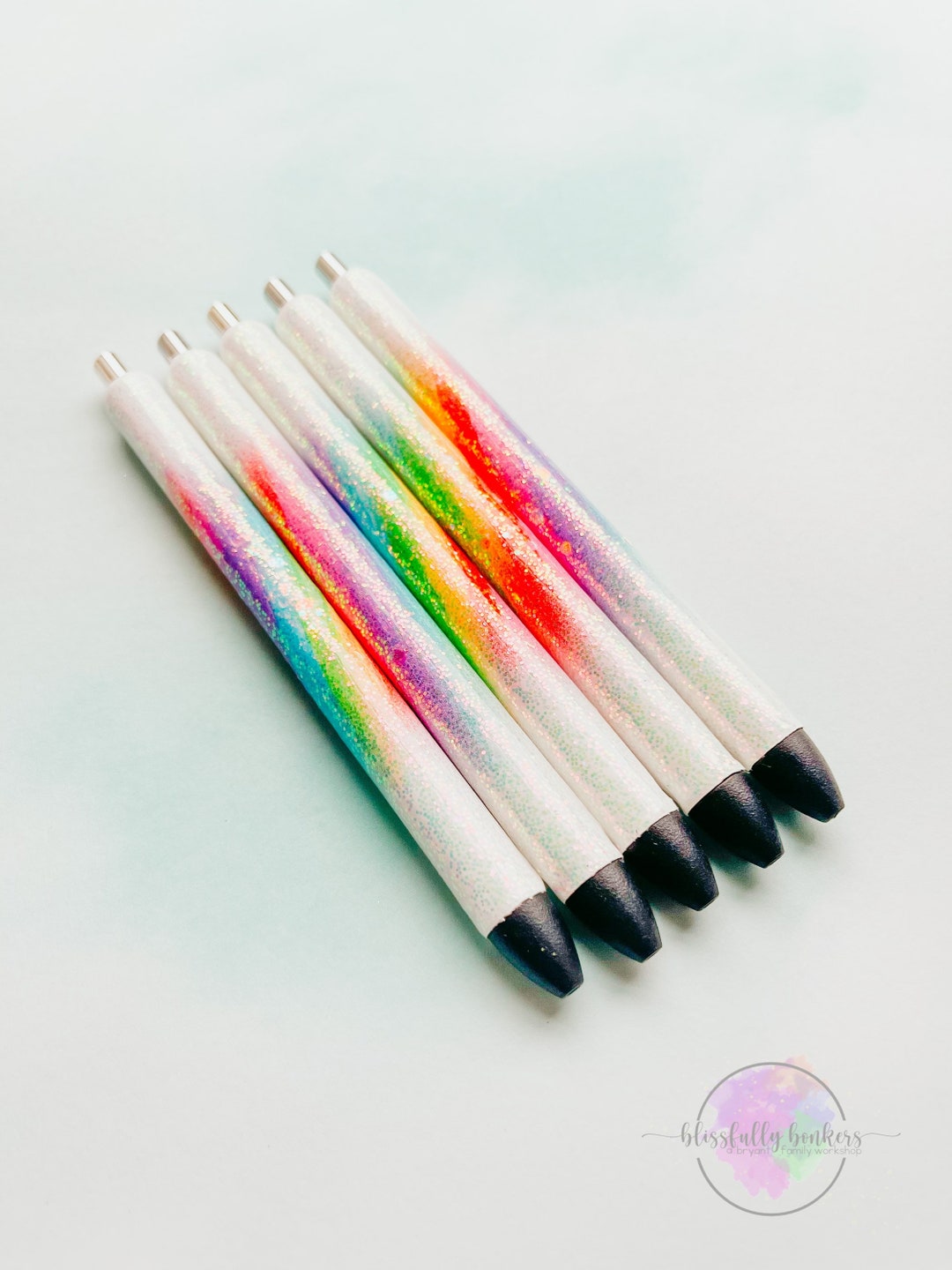 Custom Glitter Inkjoy Gel Pen | Personalized Rainbow Pen Gift - Etsy