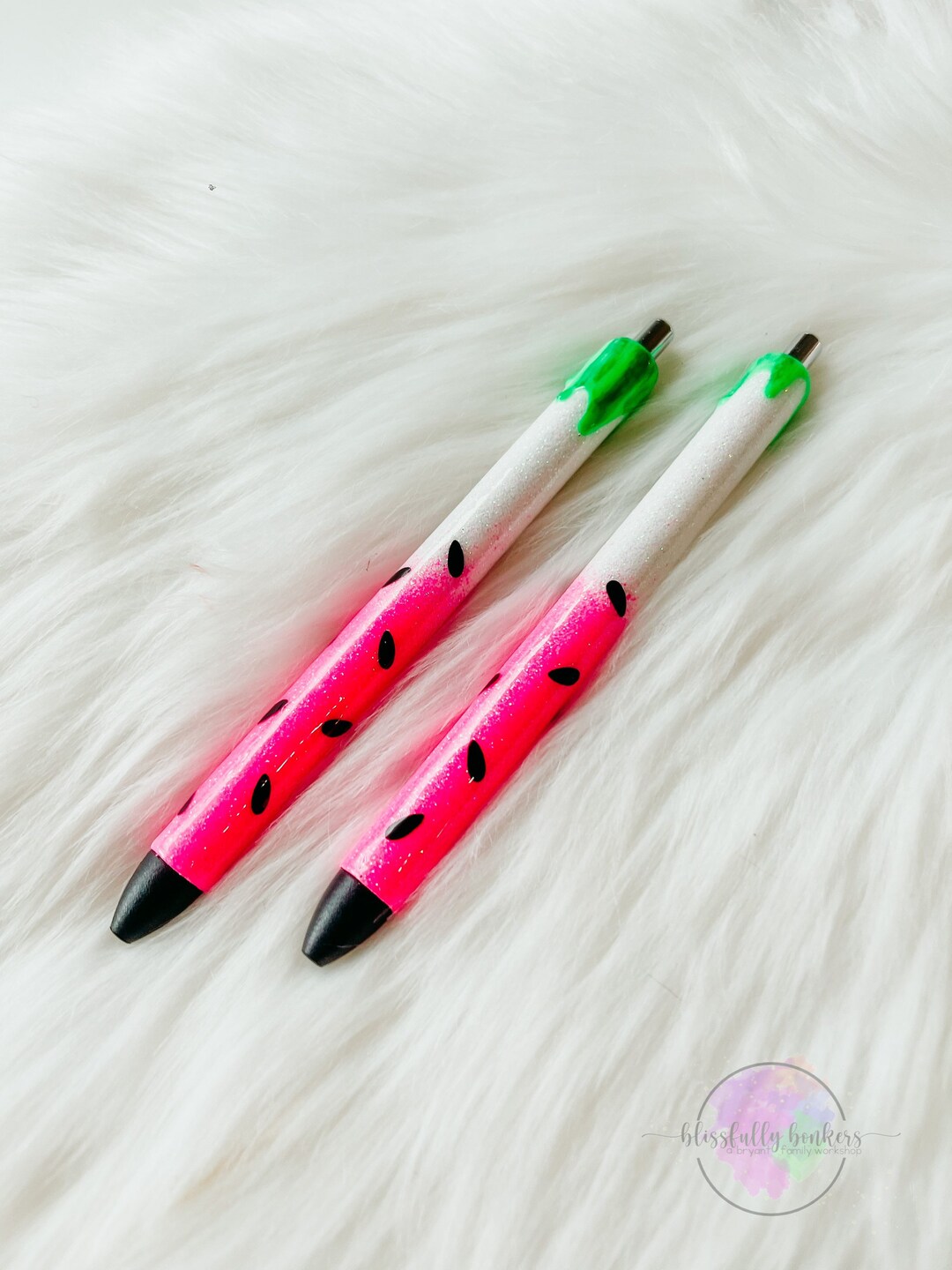 Glitter Watermelon Pen | Summer |custom Pens | Birthday Gift for Her ...