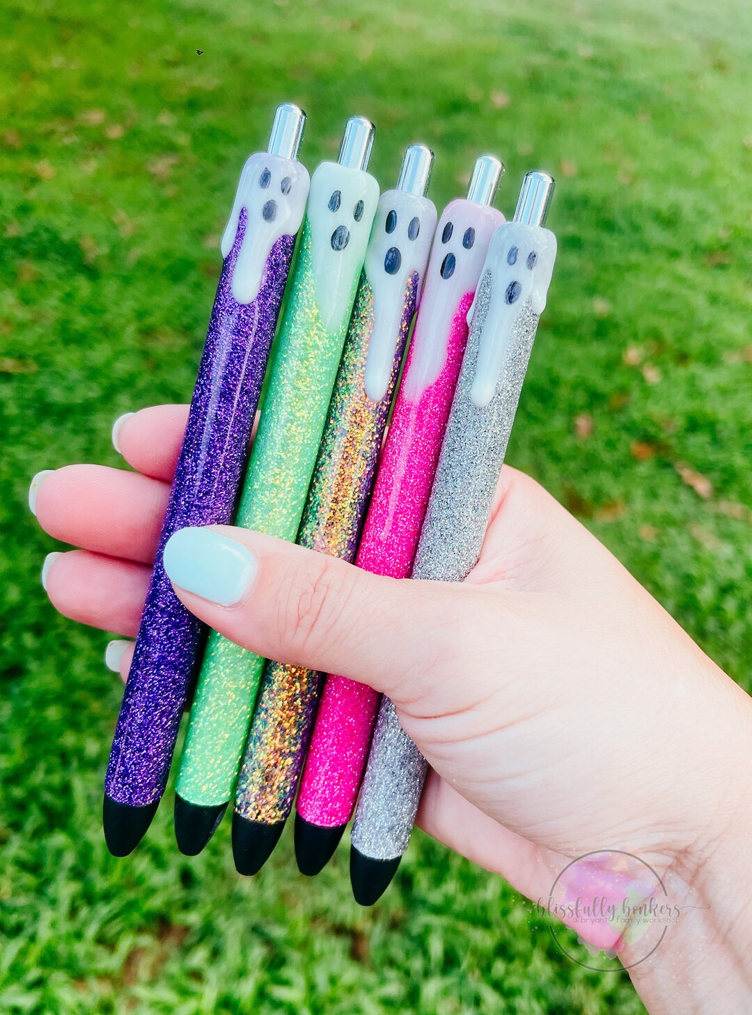 Ghost Glitter Pens | Refillable Papermate Inkjoy Pens| Personalized Pen ...