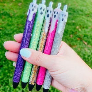Ghost Glitter Pens | Refillable Papermate Inkjoy Pens| Personalized Pen ...