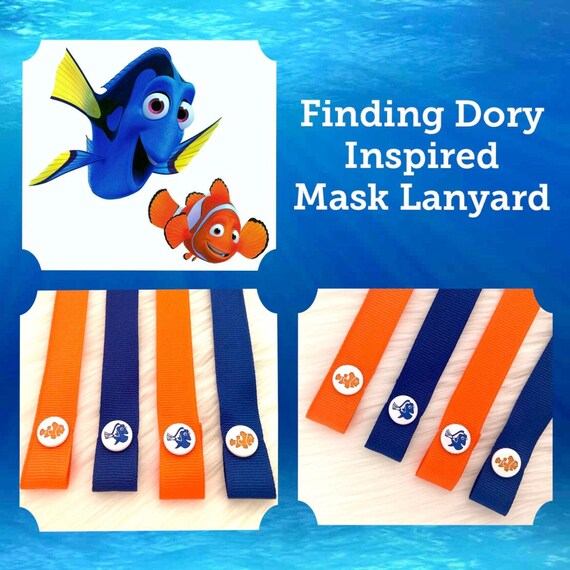 Finding Dory Sea Friend Inspired Mask Lanyard New Design with | Etsy
