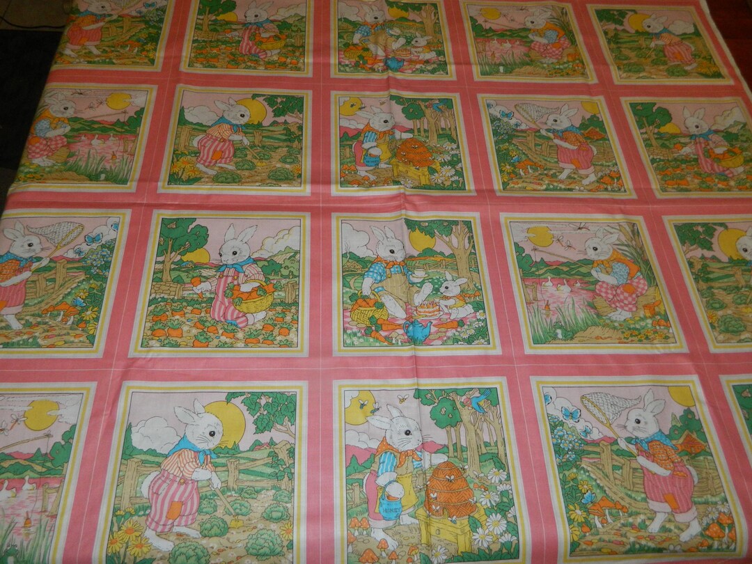 Vintage Cranston Print Works Co. VIP Screen Print a Biunny's Tale 20 ...
