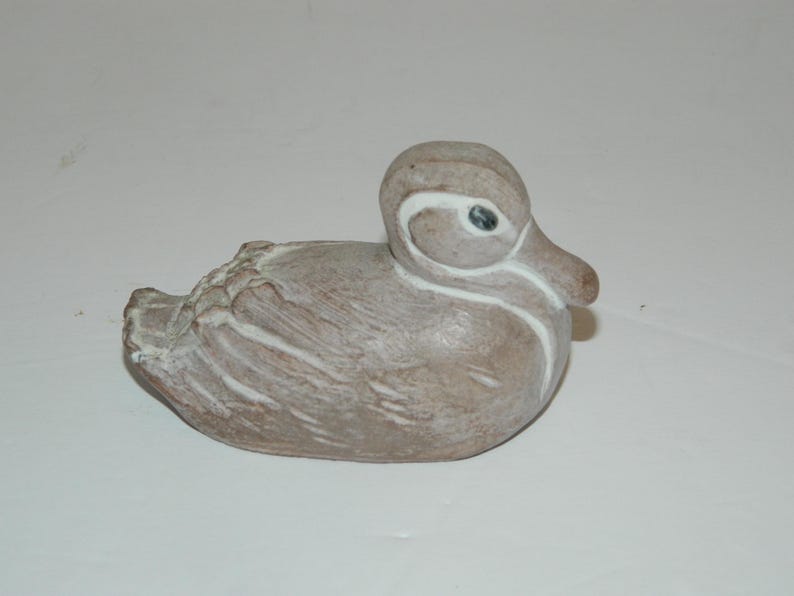 Vintage ISABEL BLOOM Small Duck Sculpture Retired Signed - Etsy