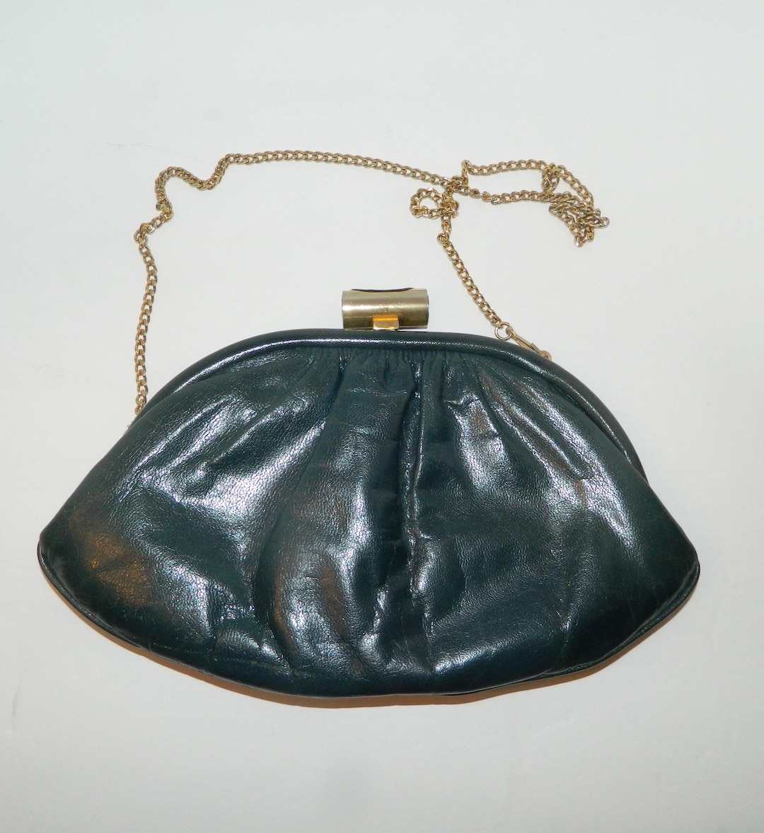 Vintage BELLIDO for Susan Gail Green Leather Handbag Made in Spain - Etsy