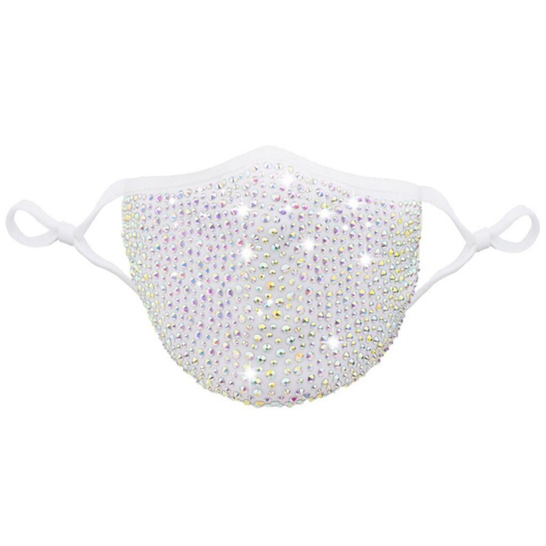 NEW BLING Face Masks Rhinestone Face Masks by Yaodesigns Crystal Face ...