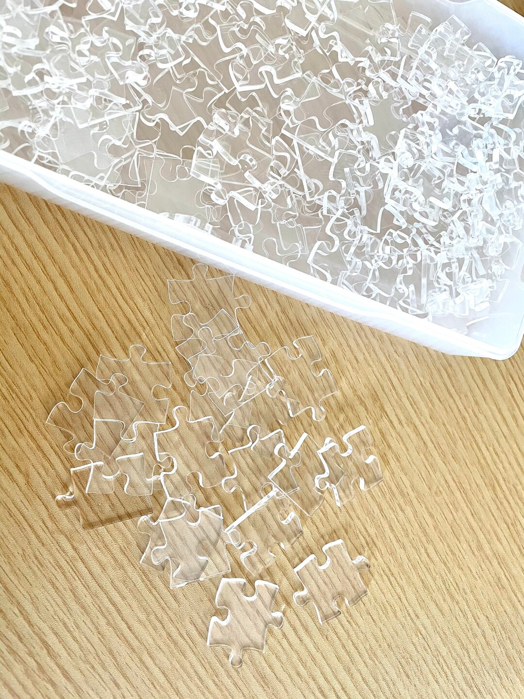 Clear Impossible Puzzle Jigsaw Puzzles for Adults Custom - Etsy