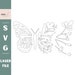 Butterfly Laser Cut Svg Pattern, Laser Ready Digital File, Butterfly ...