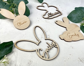 Bunny Rabbit Tags | Etsy