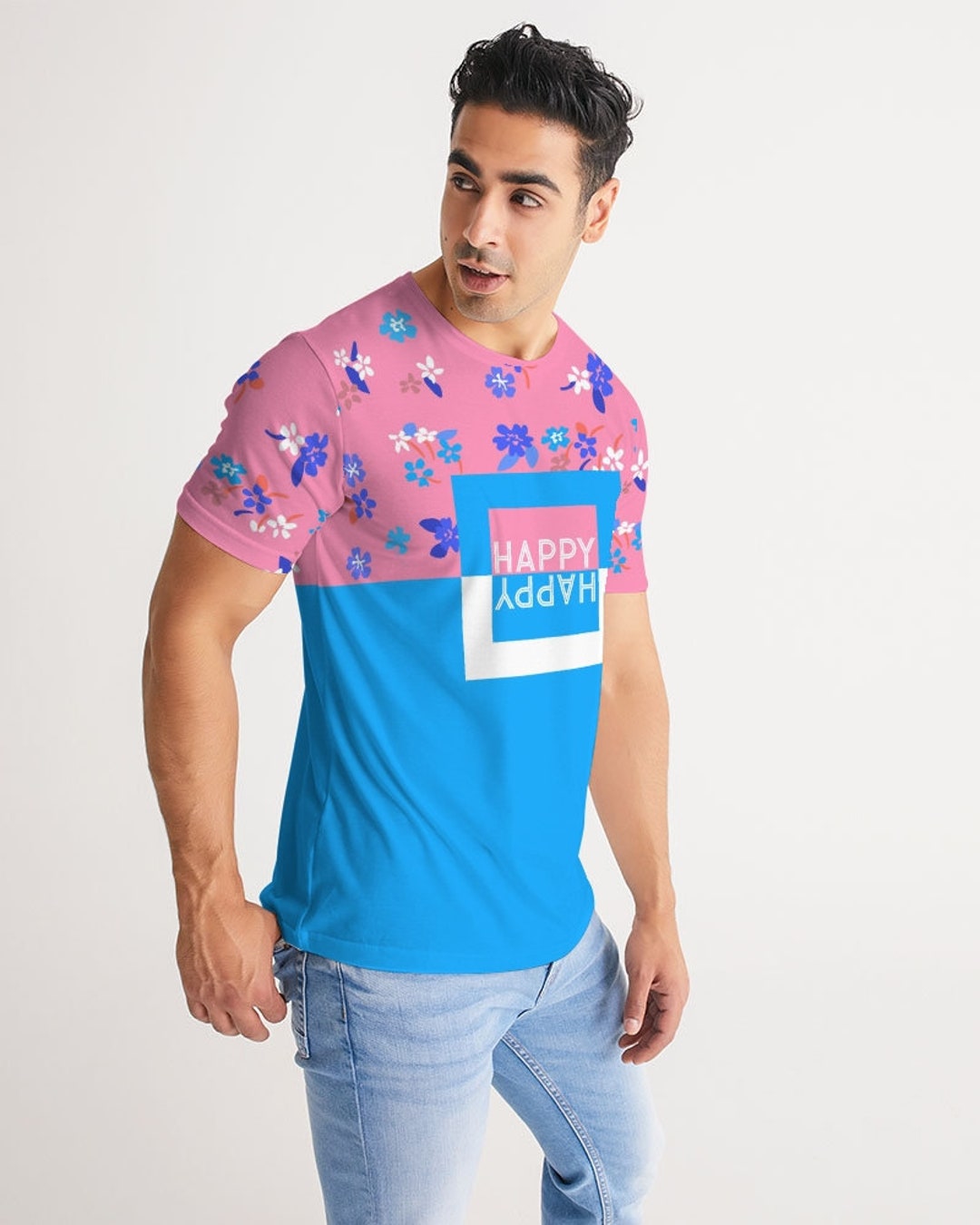 Happy Floral Trans T-shirt - Etsy