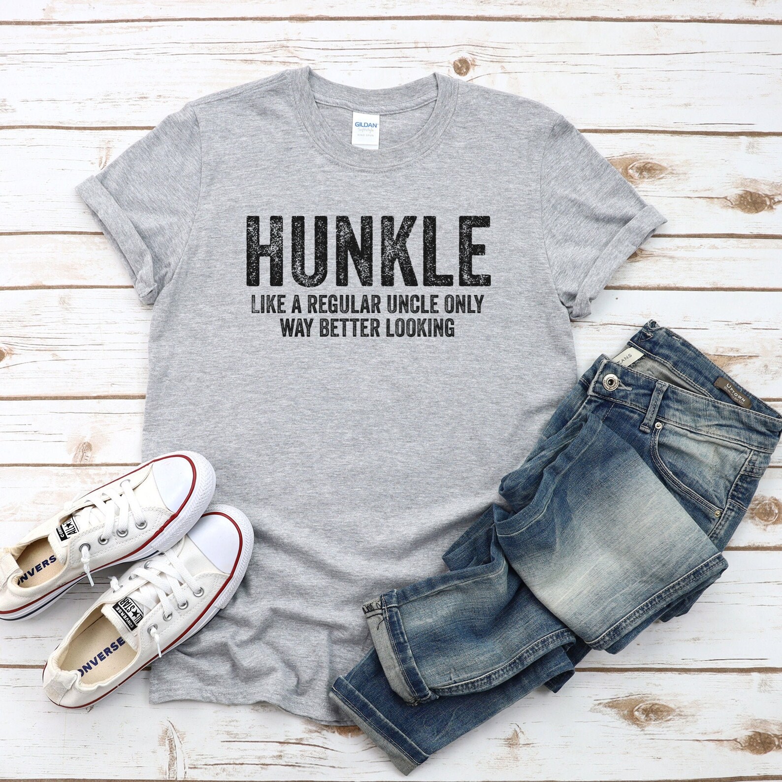 Hunkle Tshirt Funny Gift for Uncle Huncle Definition Shirt - Etsy