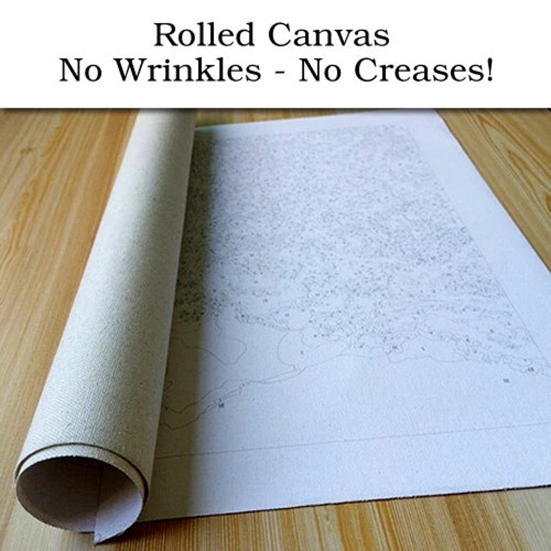 ROLLED Paint by Numbers Food & Wine 40x50cm DIY Painting Kit Same Day ...