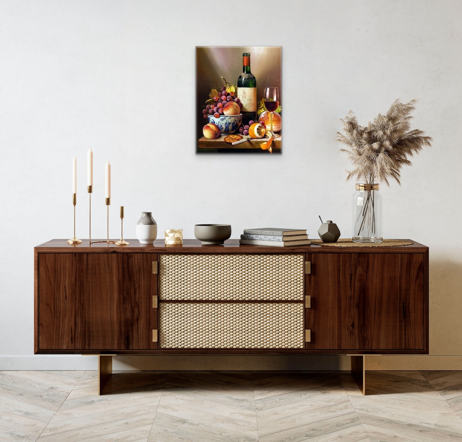 ROLLED Paint by Numbers Food & Wine 40x50cm DIY Painting Kit Same Day ...