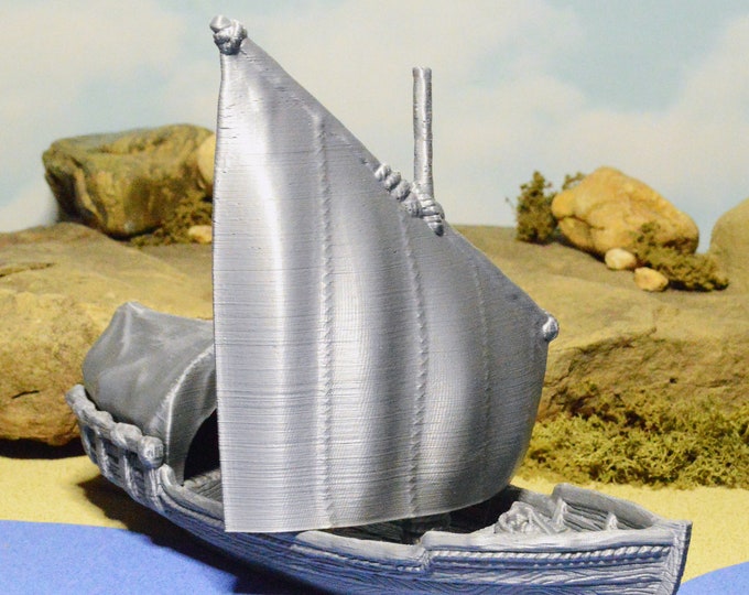 Pirate Raft 28mm 32mm for D&D Terrain, Dnd Pathfinder Coastal, Blood ...