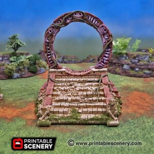 Cosmic Gate 15mm 28mm 32mm for D&D Terrain, Dnd Pathfinder Warhammer ...