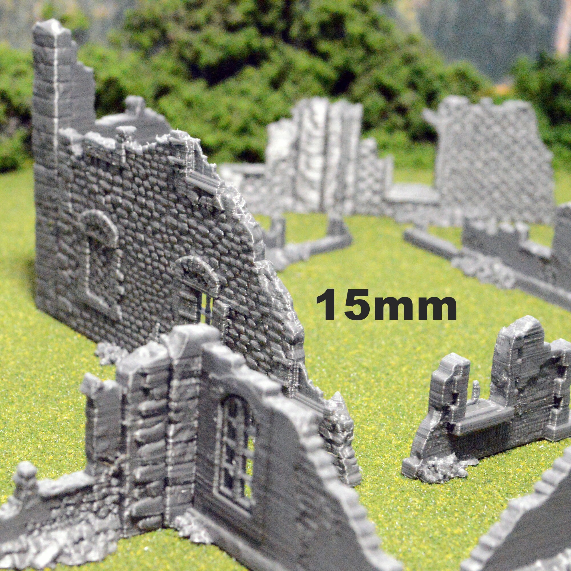 Modular Town Ruins 15mm 28mm 32mm for Warhammer 40k Wargame, Flames of ...