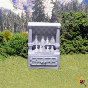 Miniature Potions Cabinet 28mm for D&D Terrain, Dnd Pathfinder Tavern ...