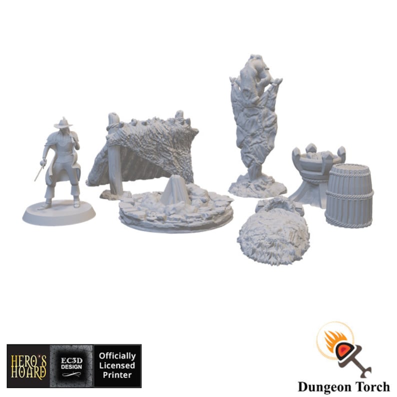 Ice Tribe Camp 15mm 28mm 32mm for D&D Icewind Dale Terrain | Etsy