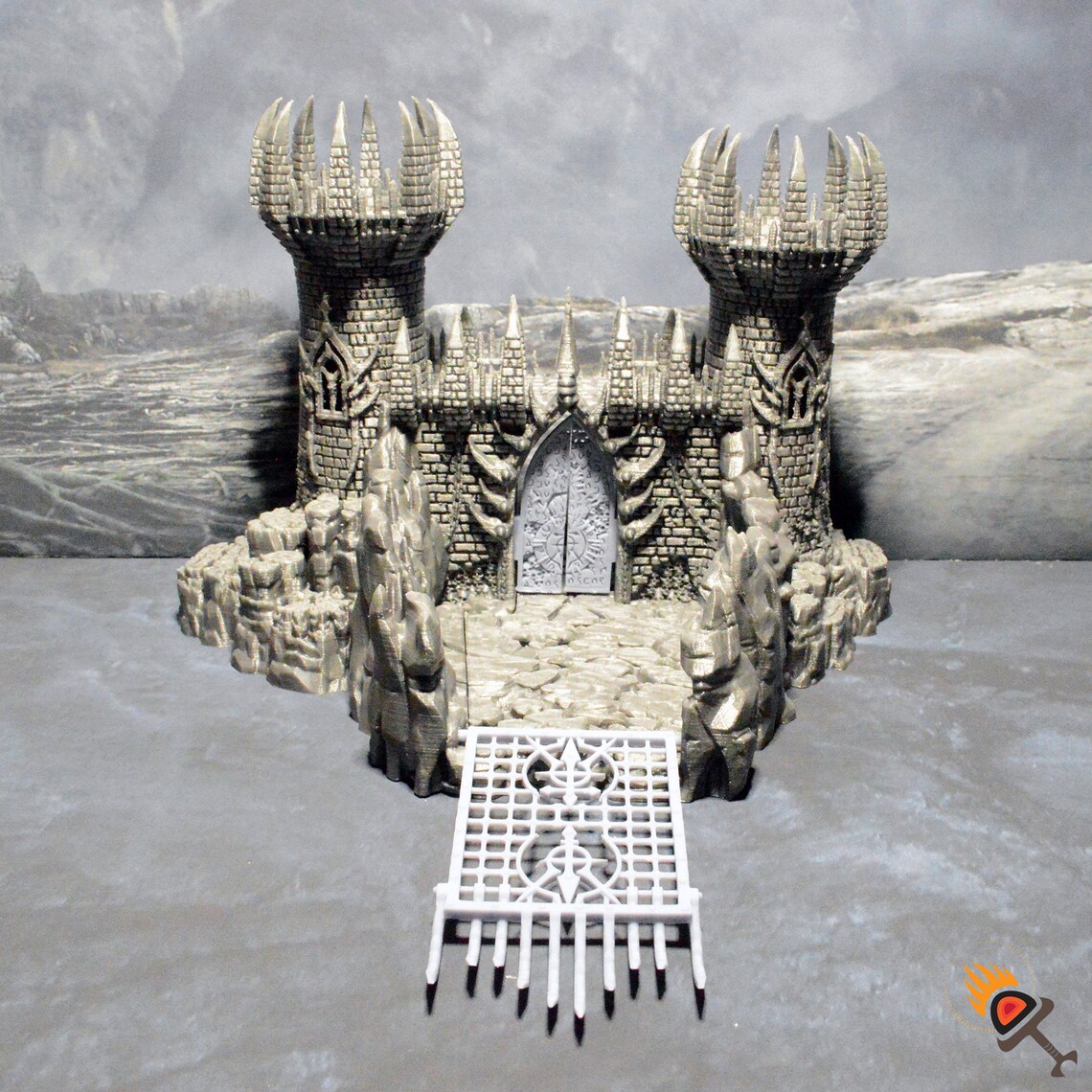 Hell Gate 15mm 28mm for D&D Terrain Dnd Pathfinder Warhammer | Etsy