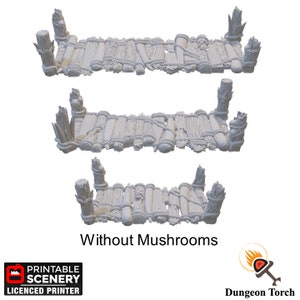 Rickety Bridges 15mm 28mm 32mm for D&D Terrain, Dnd Pathfinder ...