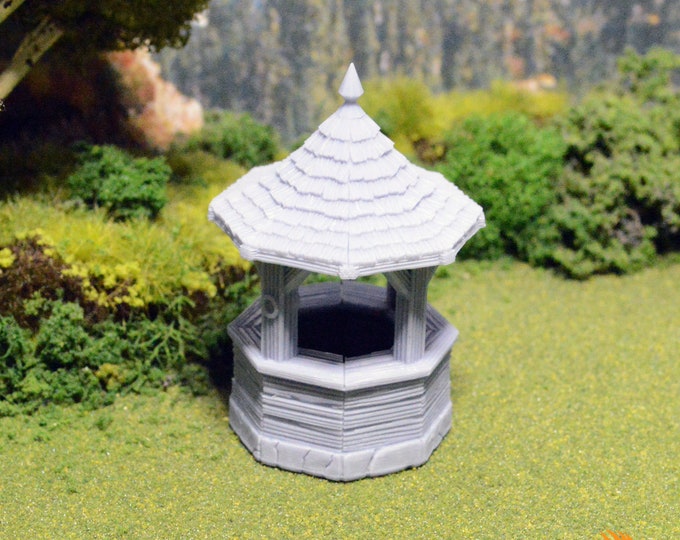 Miniature Water Well 15mm 28mm for D&D Terrain, Dnd Pathfinder Town ...