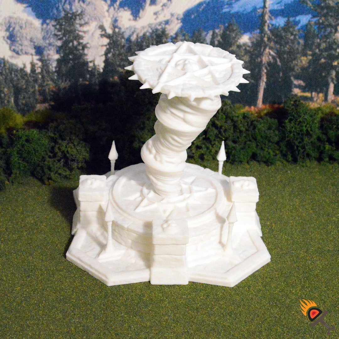 Screaming Balefire Disk 28mm for D&D Terrain, Dnd Pathfinder Warhammer ...