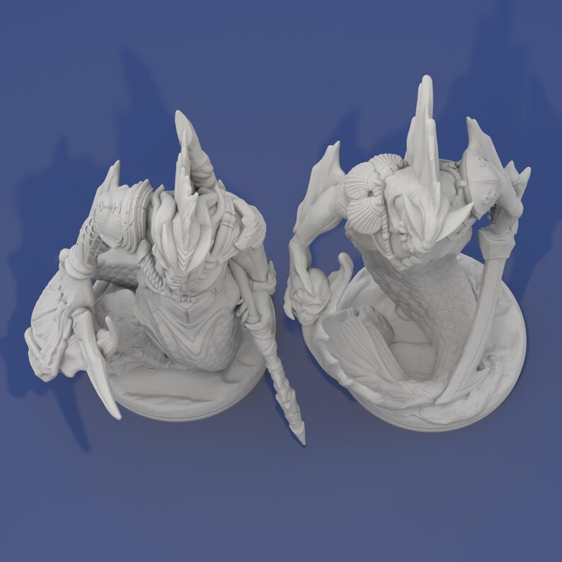 Merrow Miniatures for D&D Underwater Adventures, Mermaids Mermen ...