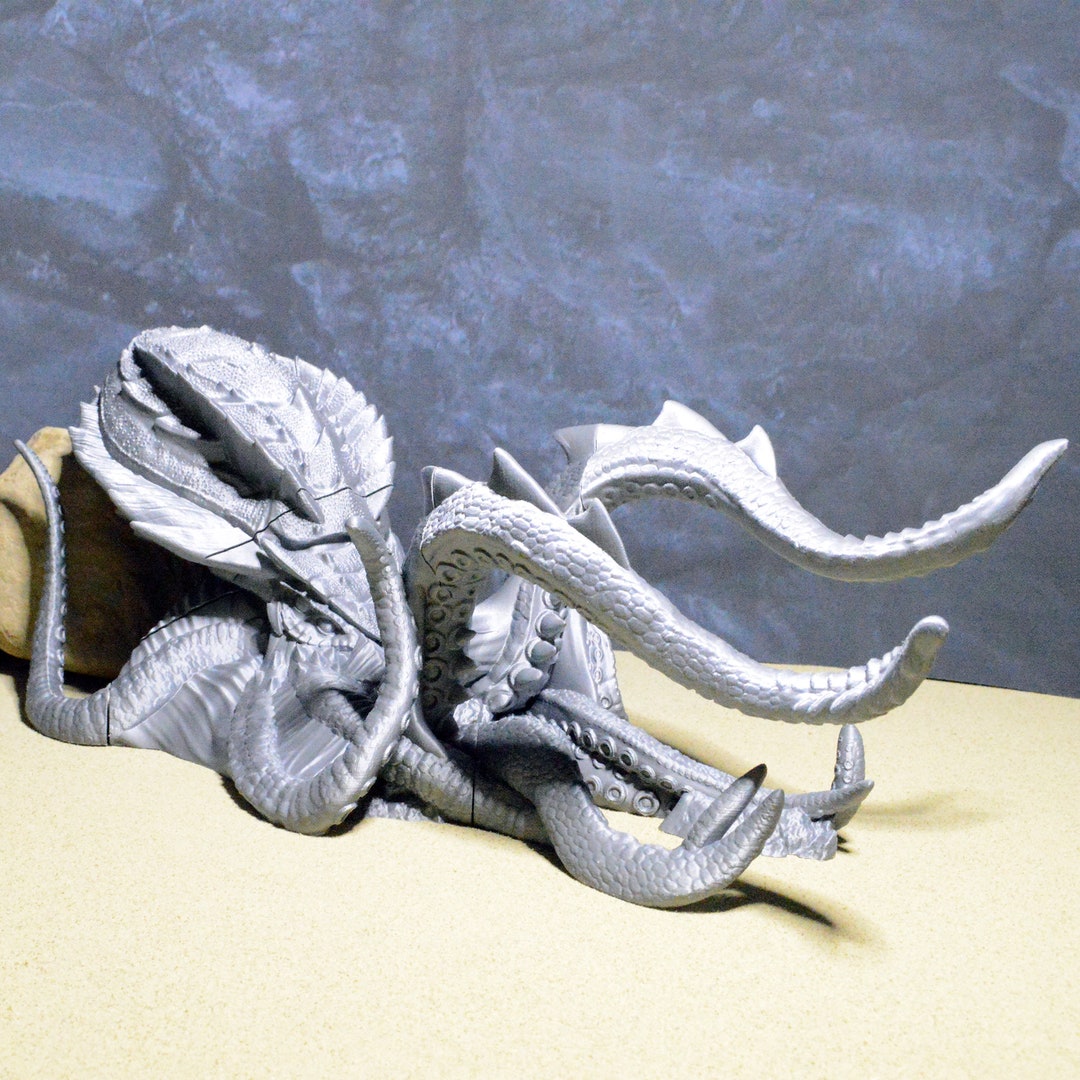 Underwater Kraken 15mm 28mm 32mm for D&D Coastal Terrain, Dnd ...
