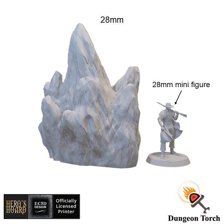 Ice Shard 15mm 28mm 32mm for D&D Icewind Dale Terrain Dnd - Etsy