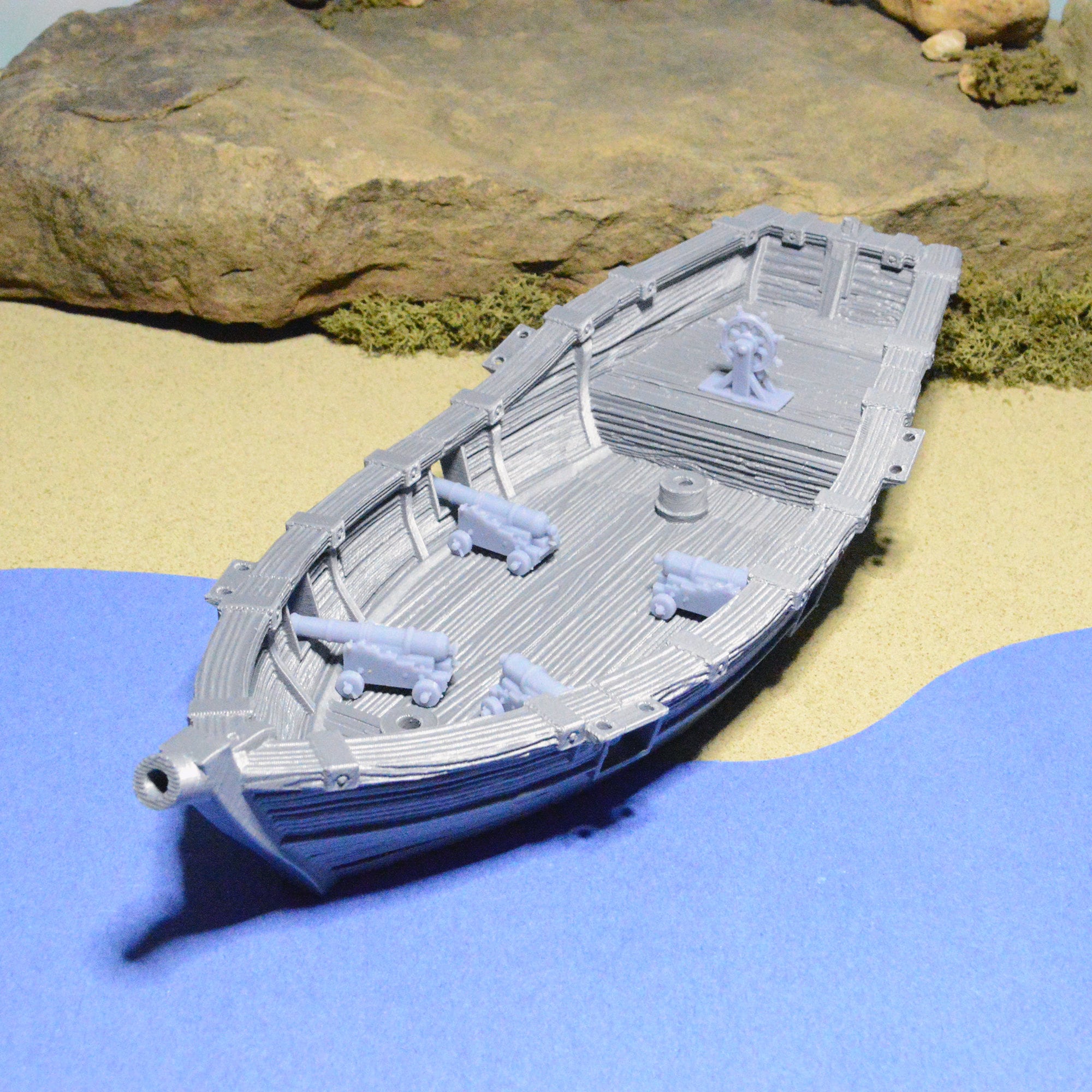 Miniature Skiff 28mm for D&D Ship Dnd Pathfinder Fantasy - Etsy UK