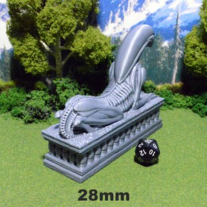 Alien Sphinx Statue 15mm 28mm 32mm 42mm for D&D Terrain Dnd - Etsy