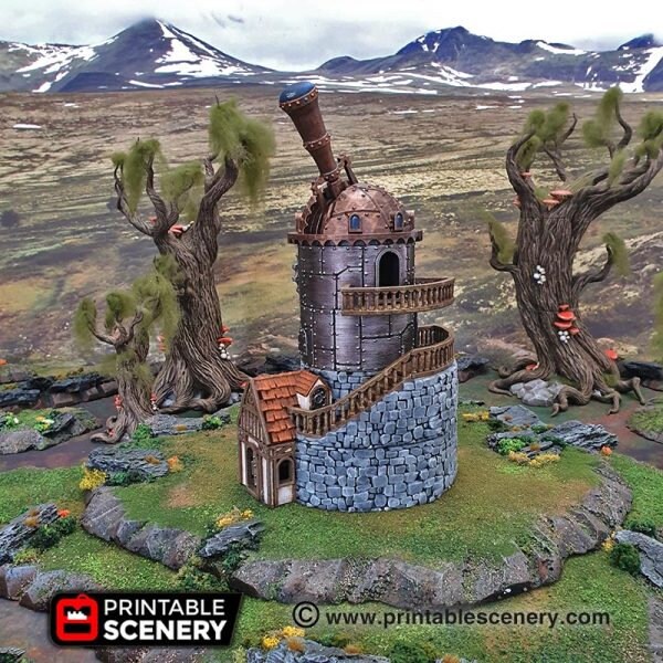 Governor's Mansion 28mm for D&D Terrain, DnD Pathfinder Fantasy Mayor's ...