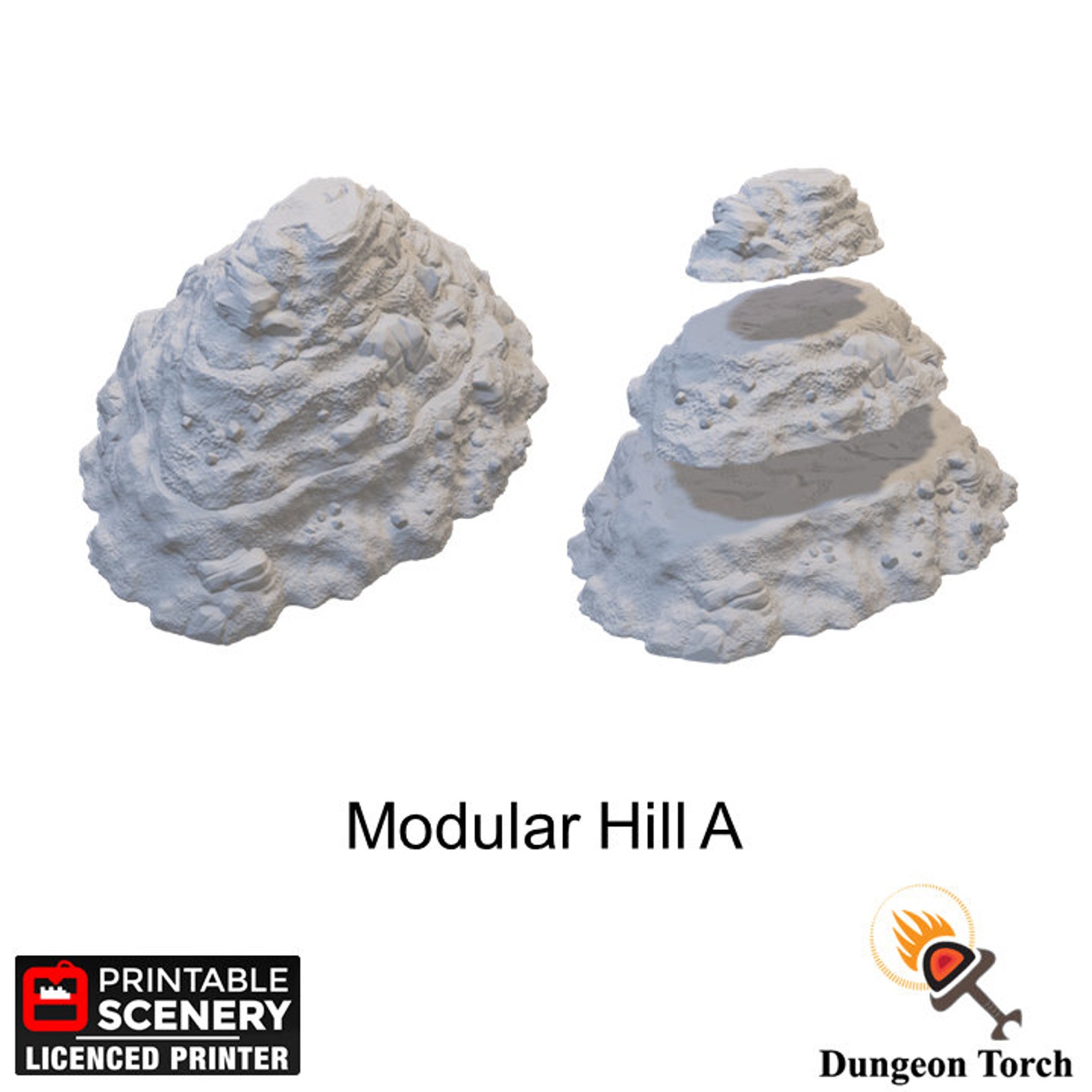 Modular Hills 15mm 28mm for Warhammer 40k Terrain D&D Dnd - Etsy