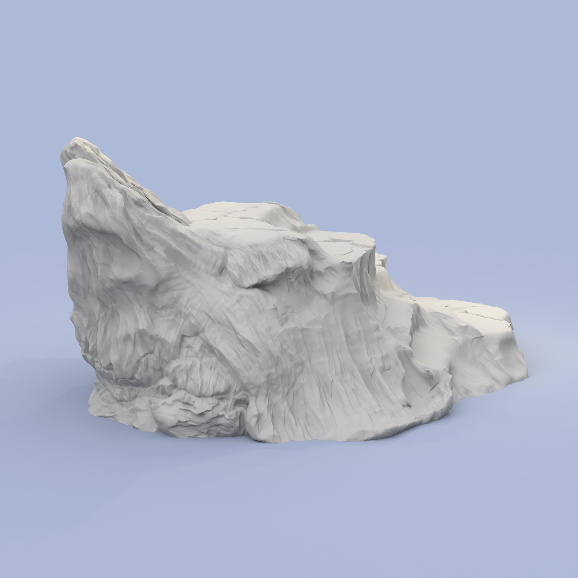 Ice Hill for D&D Icewind Dale Terrain, Pathfinder, Wargames 15mm-42mm ...