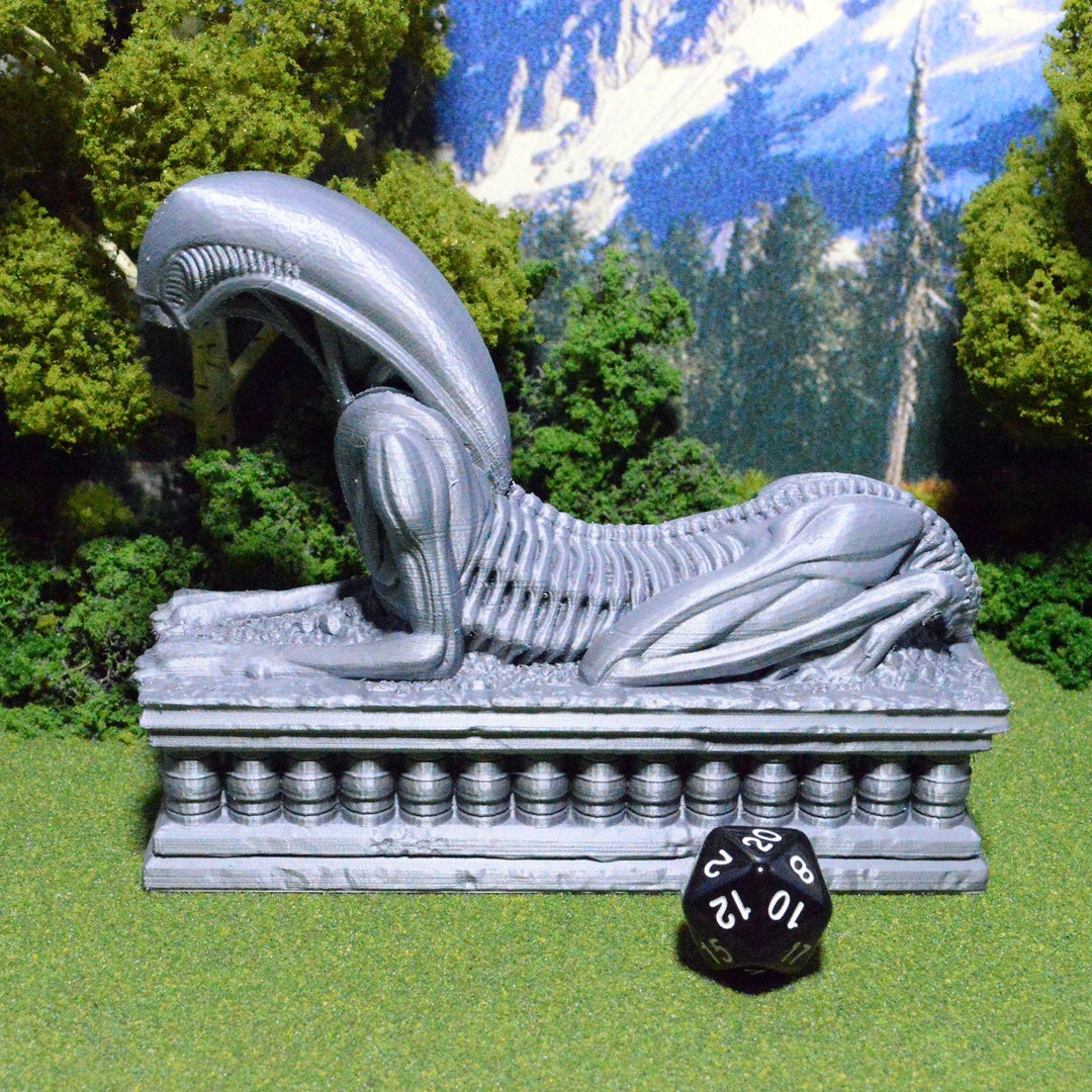Alien Sphinx Statue 15mm 28mm 32mm 42mm for D&D Terrain Dnd - Etsy