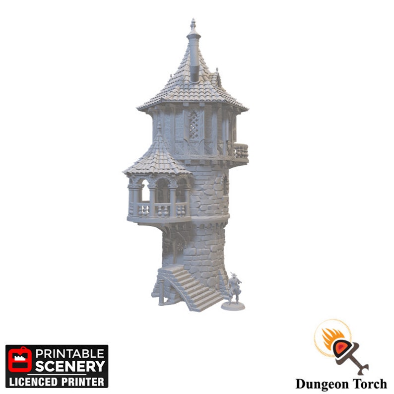 Wizard Tower 28mm for D&D Terrain Dnd Pathfinder Warhammer - Etsy