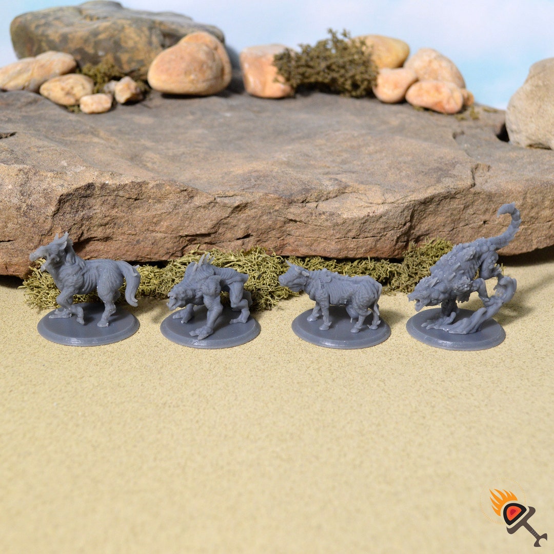 Miniature Mutated Animals for Fallout Wasteland Warfare 20mm 28mm 32mm ...