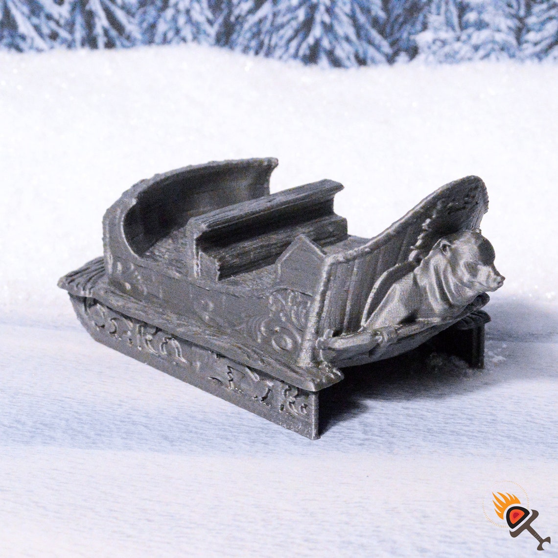 Large Sleigh 15mm 28mm 32mm for D&D Icewind Dale Terrain Dnd | Etsy