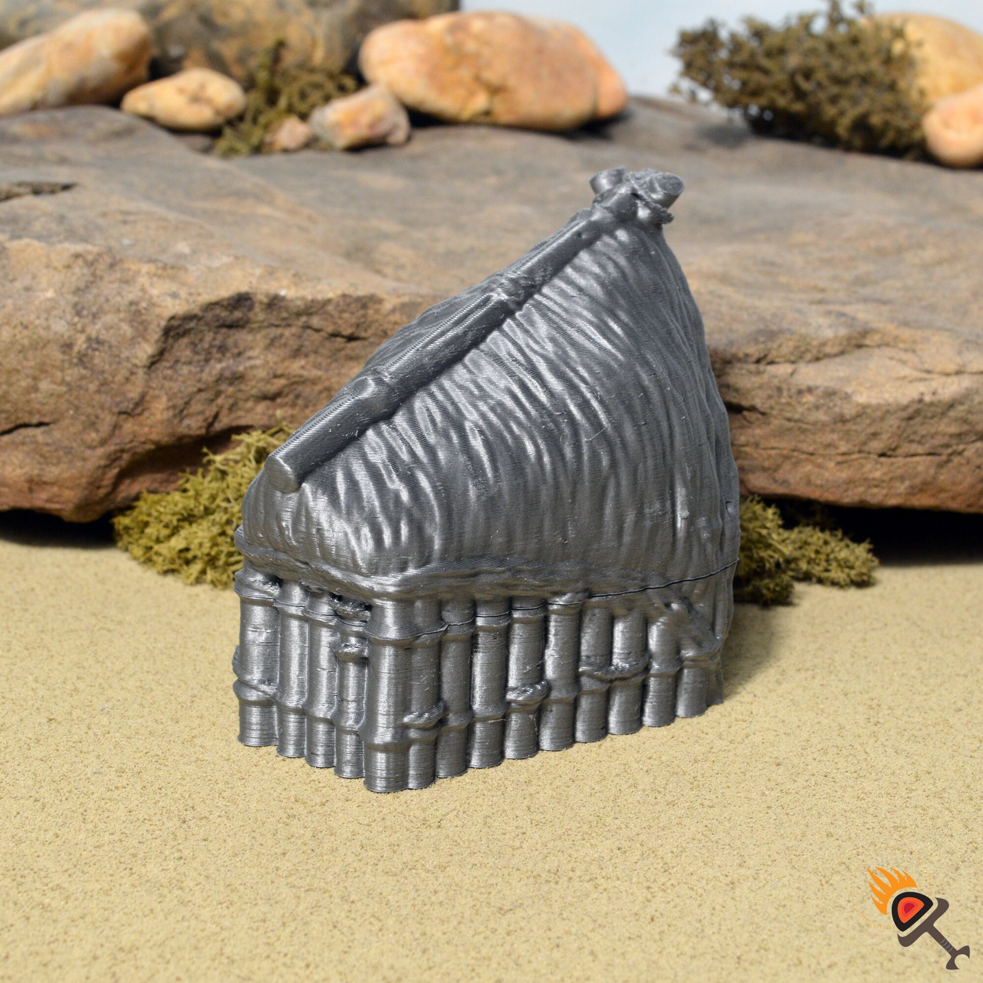 Bamboo Pavilion 15mm 28mm 32mm for D&D Terrain Dnd Pathfinder - Etsy