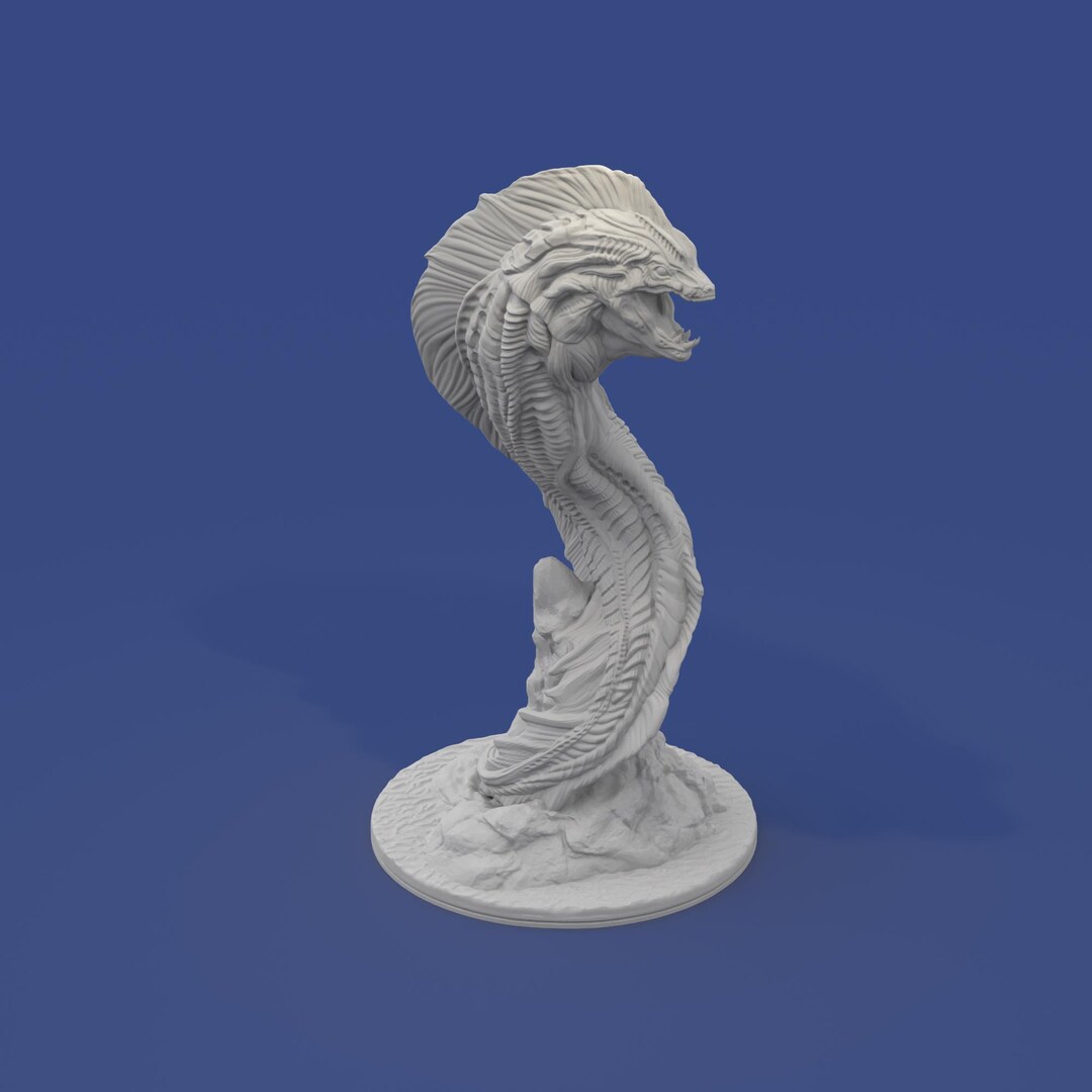 Ancient Eel Miniature: Giant Moray for D&D, Pathfinder 15mm-32mm - Etsy